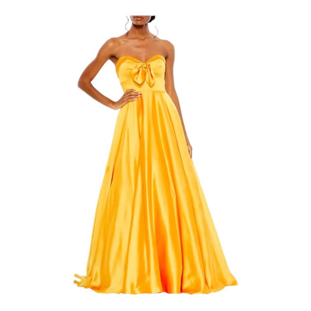 Mac Duggal Sweetheart Strapless A Line Gown - Gem